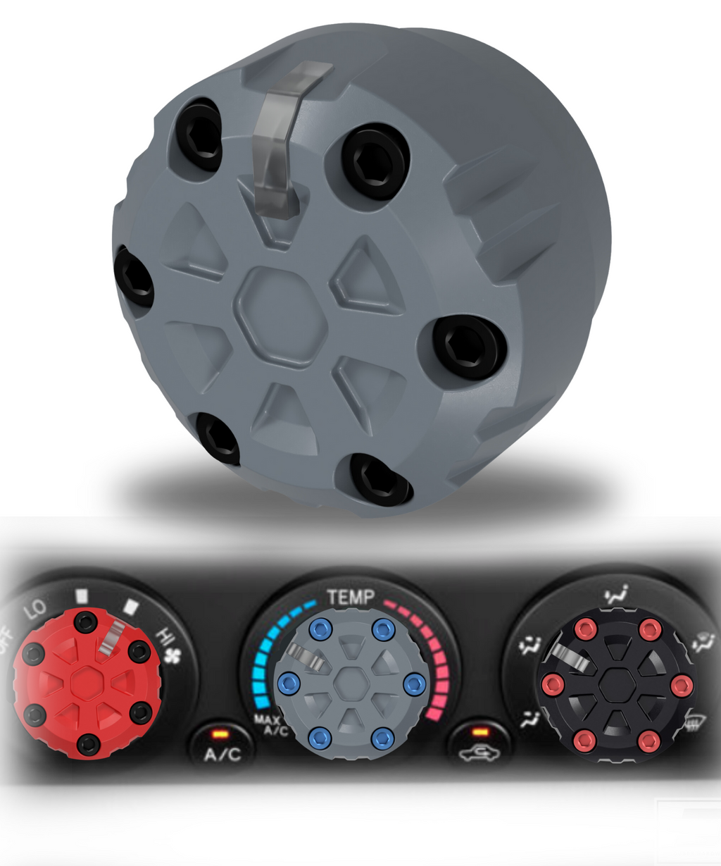 Tacoma Custom Climate Control Knob Set AC Knob - Black Oxide Screws, P ...